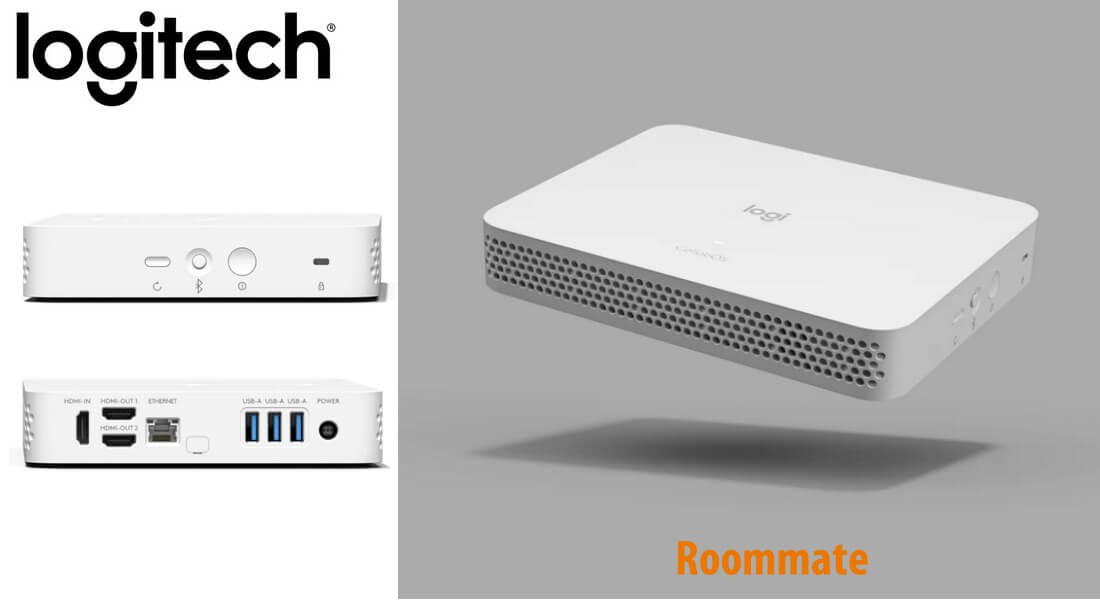 Logitech RoomMate makes easy deploy with video conferencing softwares