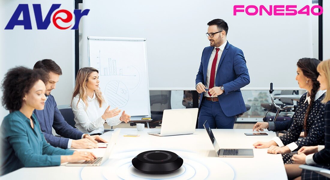 Aver FONE540 Speakerphone Ideal in Meeting Rooms of All Shapes